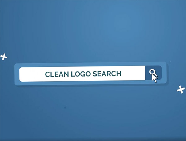 پروژه پریمیر لوگو جستجو Clean Search Logo
