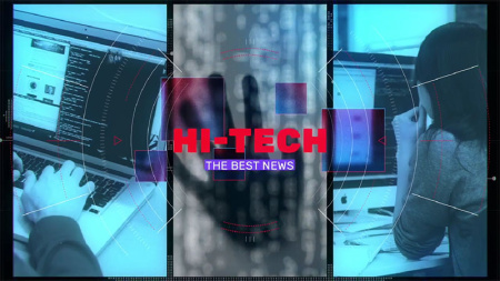 دانلود پروژه افتر افکت افتتاحیه اخبار فناوری Hi-Tech News Opener