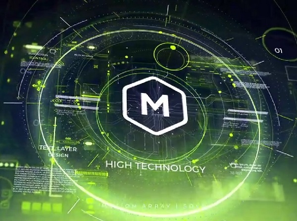 پروژه افتر افکت اینترو لوگوی فناوری HUD Logo Intro