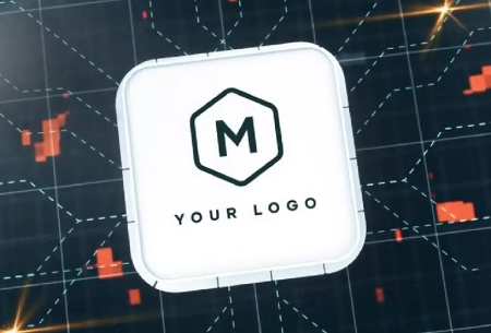 دانلود پروژه پریمیر نمایش لوگو دیجیتال Digital Box Logo